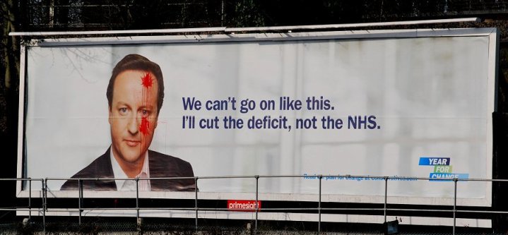 Vandalised Conservative adverts | libcom.org